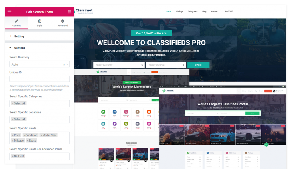 Classo - Classified WordPress Theme - Designinvento